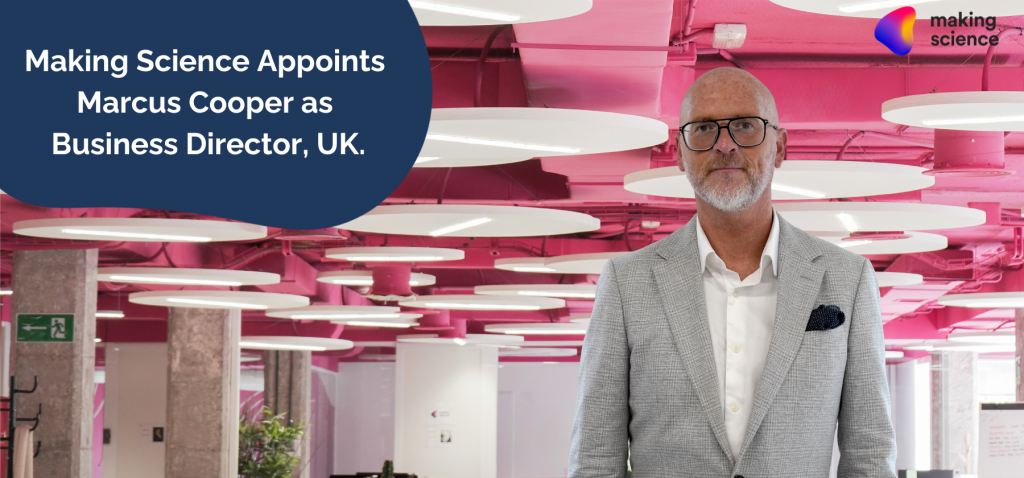 Making Science Appoints Marcus Cooper as Business Director, UK, Amidst ...
